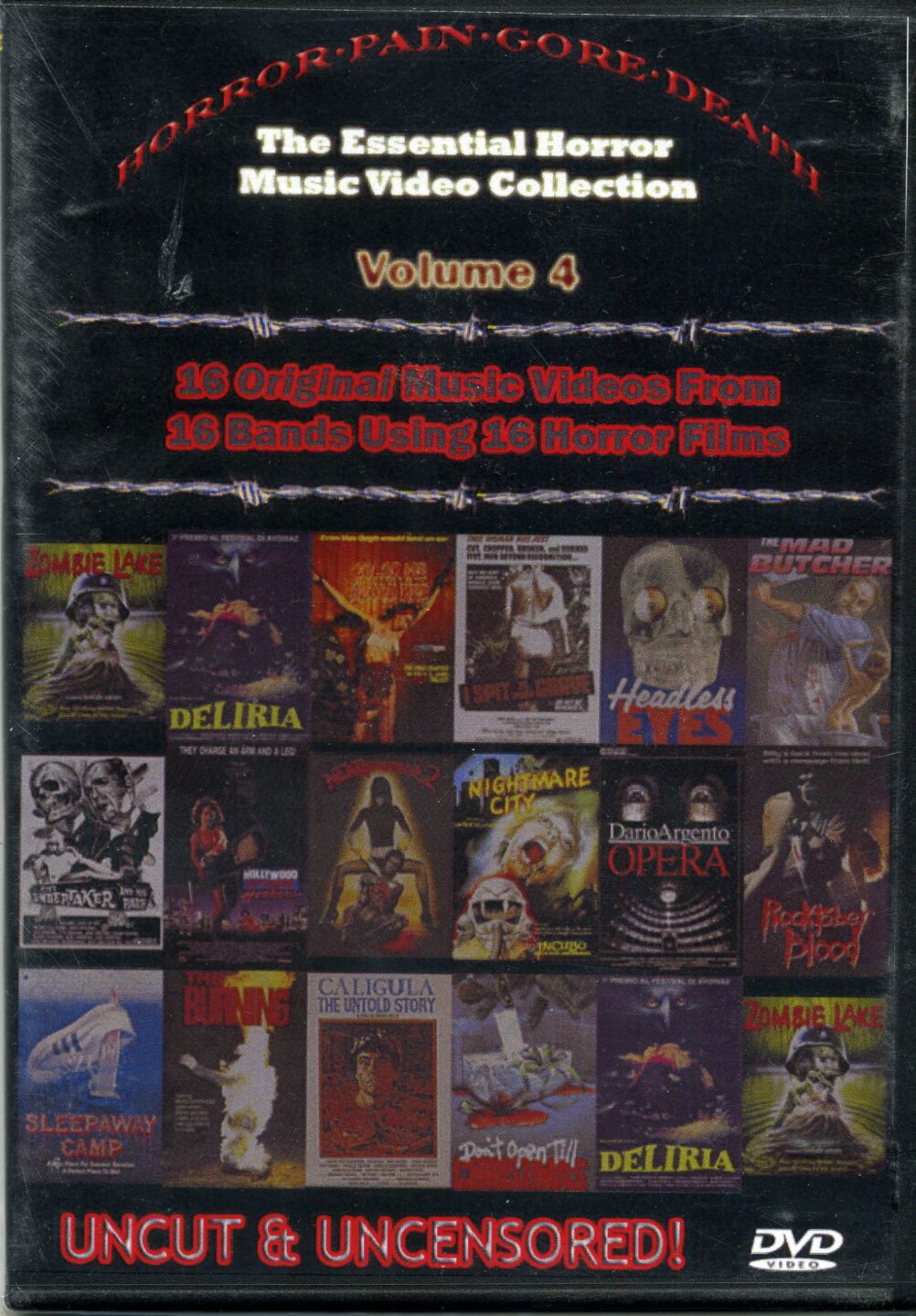 The Essential Horror Music Video Collection Vol 4 (NTSC DVD-R) | CDN ...
