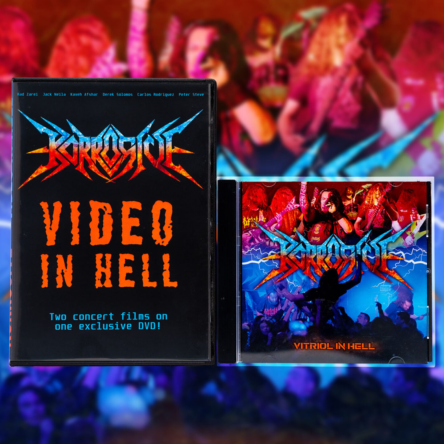 Korrosive - Video In Hell Bundle (CD + DVD) | CDN Records Shop